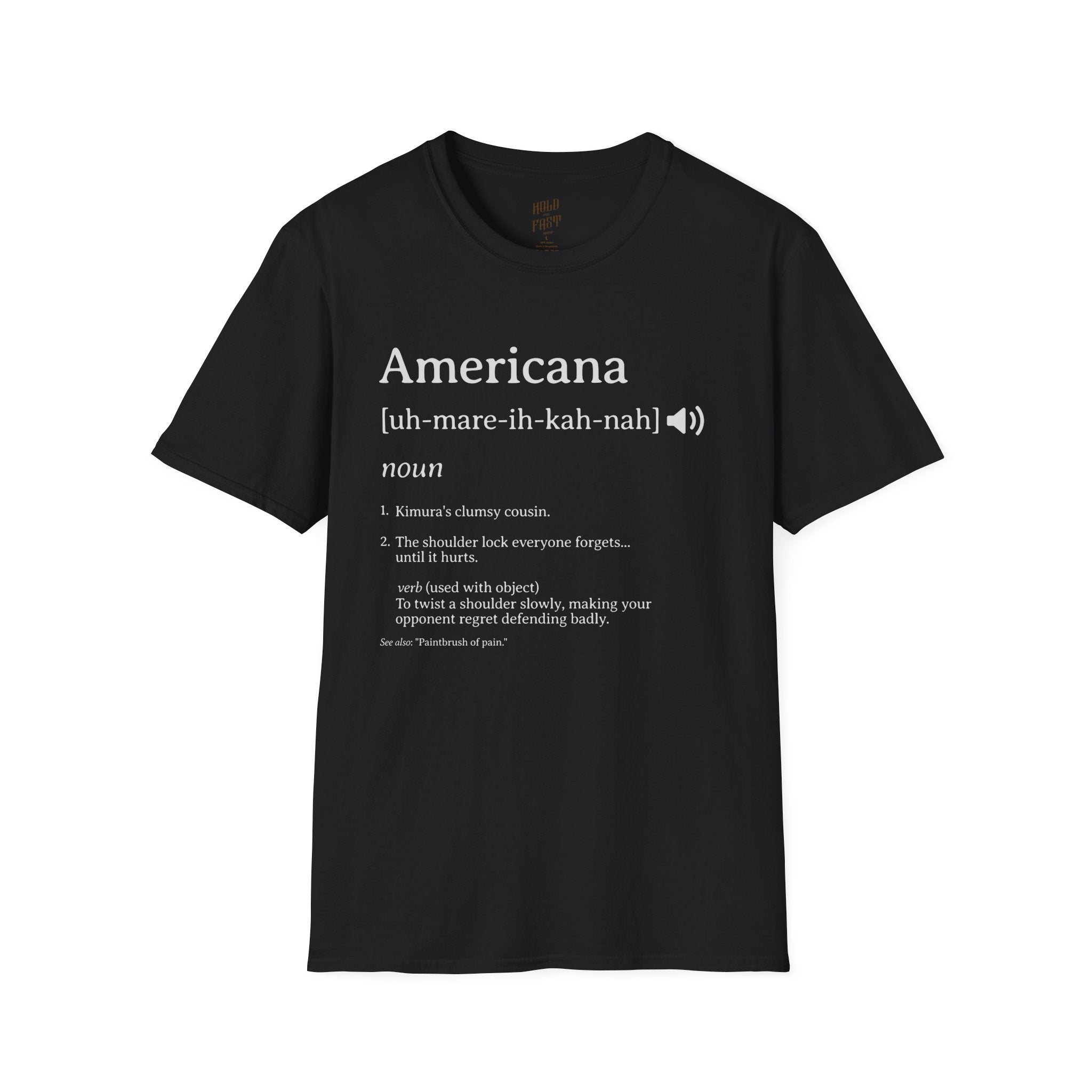 Definition Tee – Jiu-Jitsu Inspired "Americana" – Iron Tide Grappling Co.